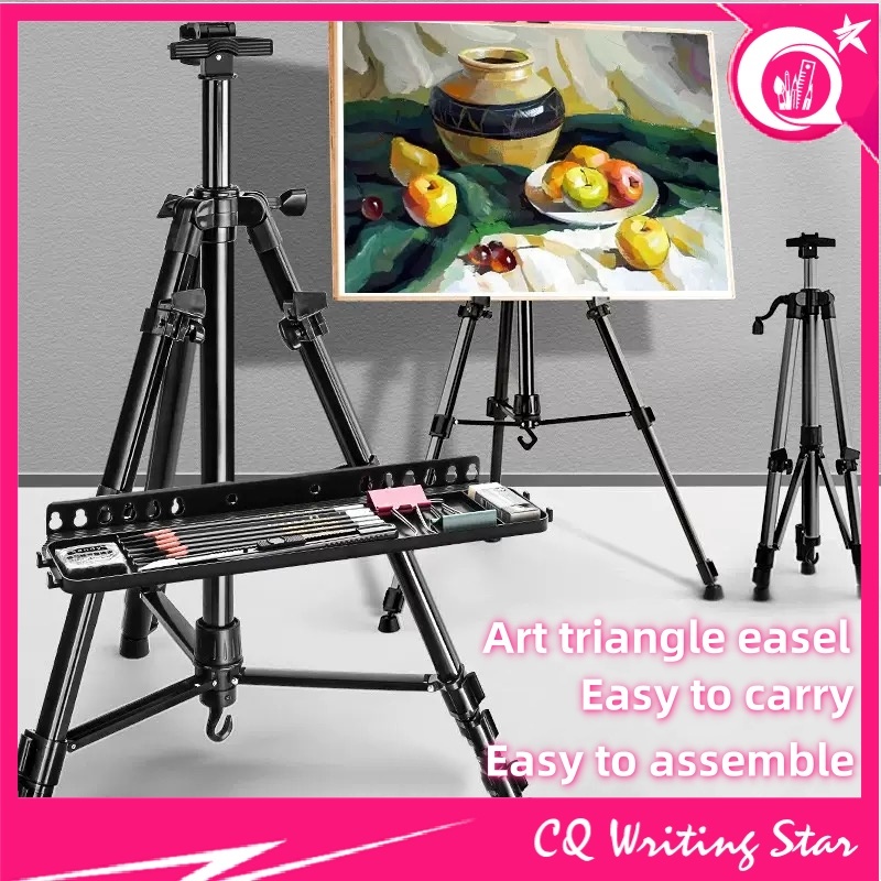 CQ Thick Aluminum Stand Mini Easel Folding Adjustable Telescopic ...