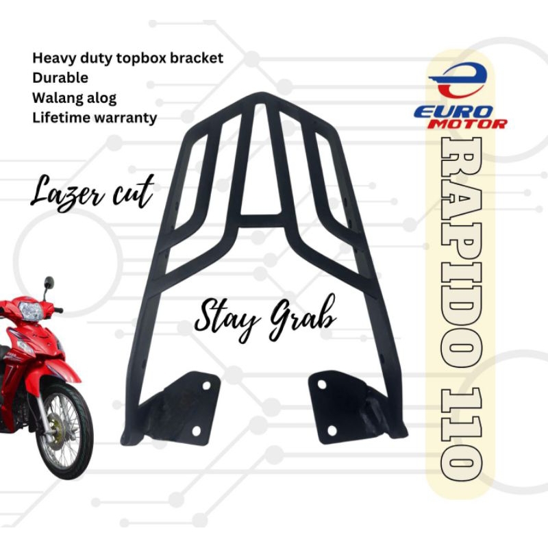 Euro Rapido 110/ Rapido110 Grill Type Stay Grab Topbox Bracket Heavy ...