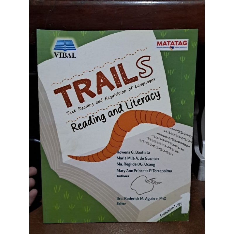 TRAILS Reading and Literacy Language Grade 1 Matatag Curriculum Brand ...