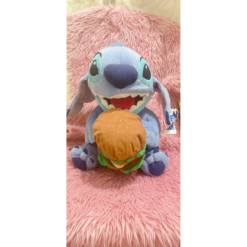 Stitch Eating Burger 15” | Shopee Philippines