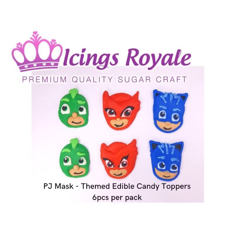 PJ Mask Inspired Edible Cake & Cupcake Topper Candies | Shopee Philippines