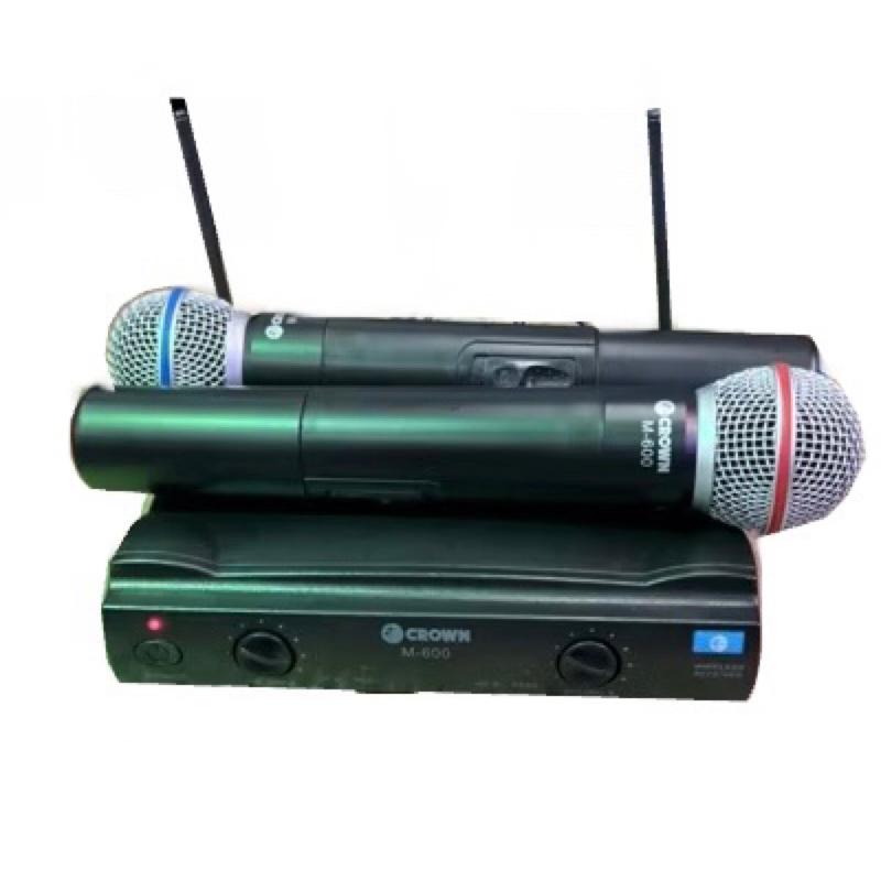 M-600 CROWN WIRELESS MICROPHONE | Shopee Philippines