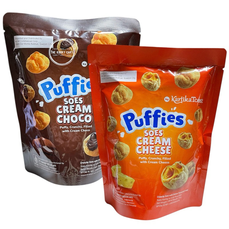 Puffies Cream Puff Cheese / Choco | Shopee Philippines