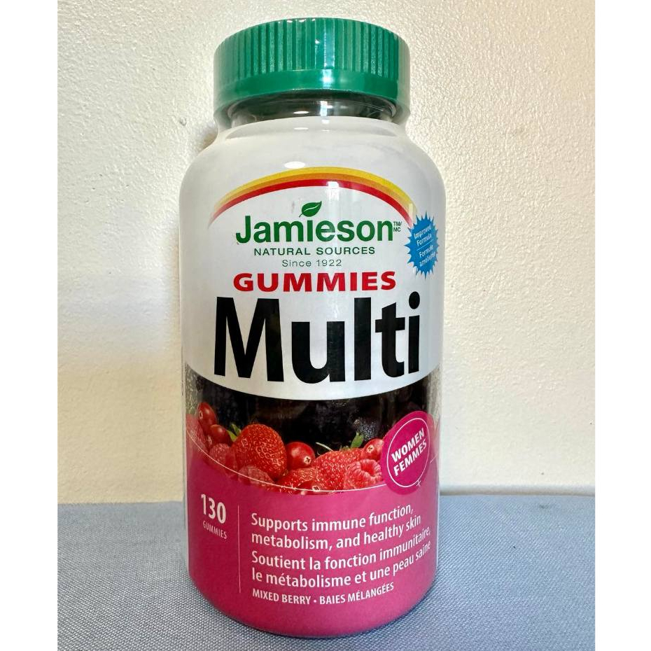 Jamieson Women Multi Gummies Supports Immune Function Metabolism and ...