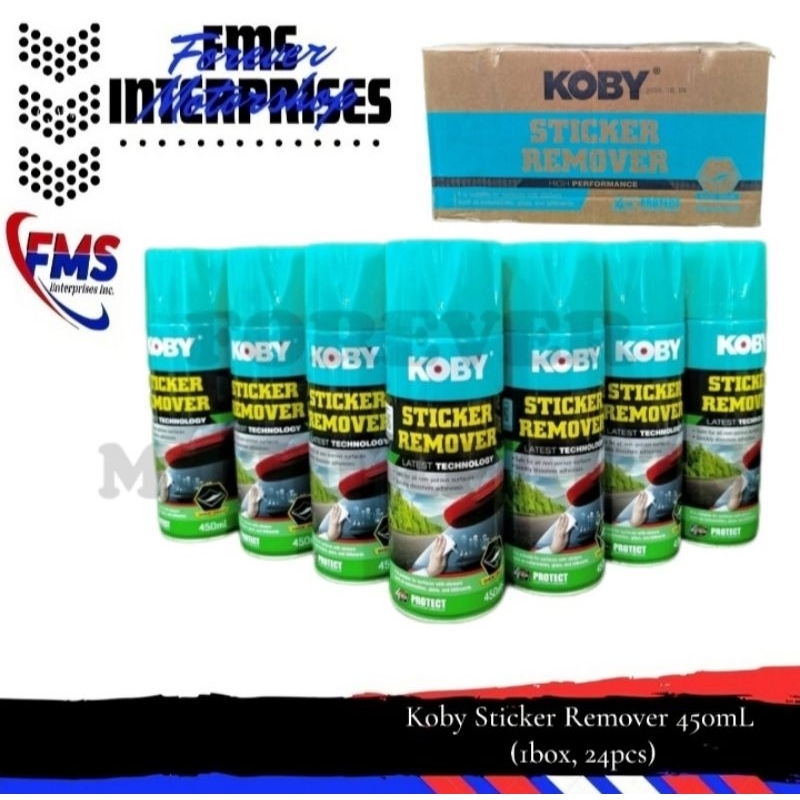 Koby Sticker Remover 450mL (1box, 24pcs) | Shopee Philippines