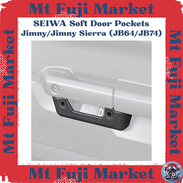 SEIWA Soft Door Pockets for Jimny/Jimny Sierra (JB64/JB74) IMP211 Set of 2 Storage Door Pockets ...