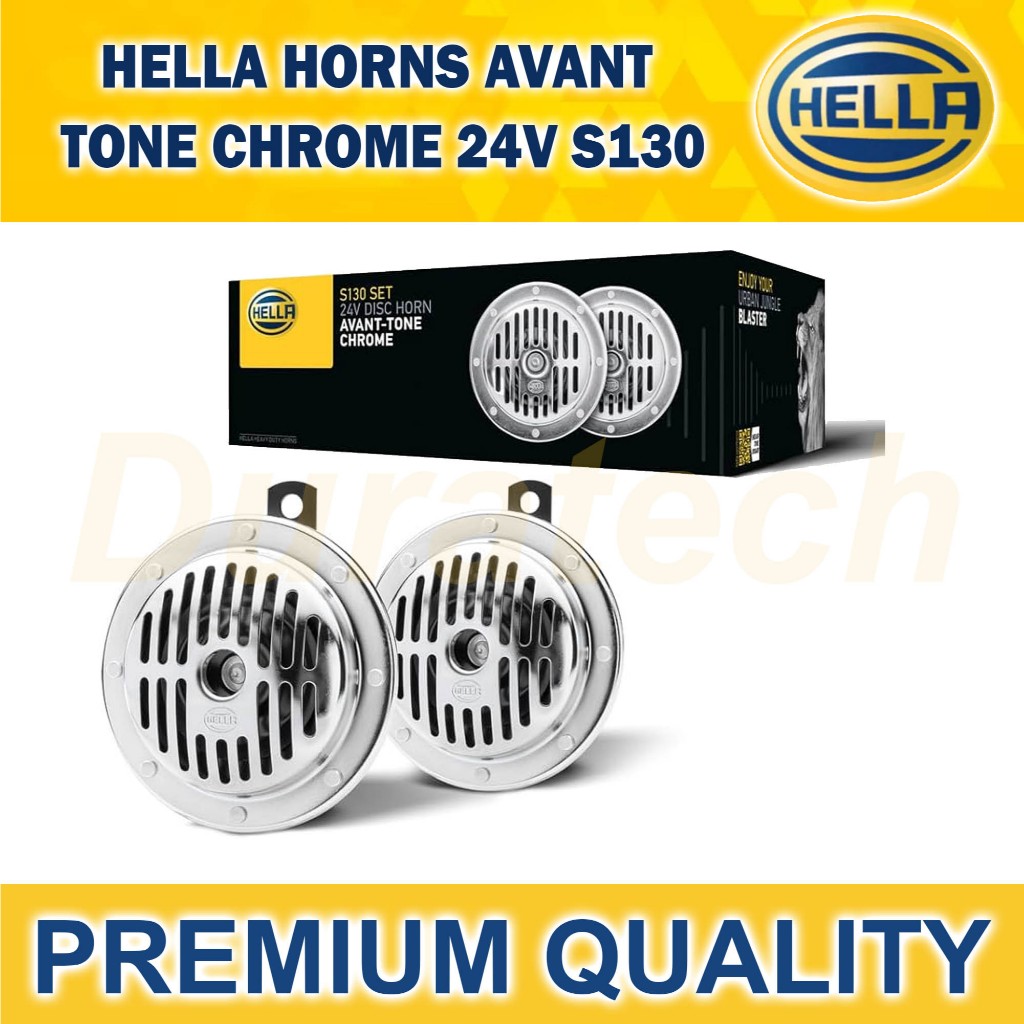 HELLA HORNS AVANT TONE CHROME 24V S130 | Shopee Philippines