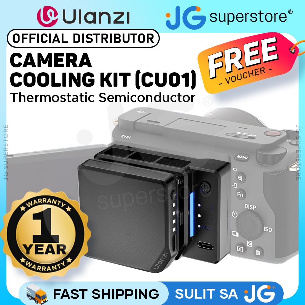 Ulanzi CU01 Thermostatic Semiconductor Camera Cooler Kit, Battery Wireless Charging for DSLR ...
