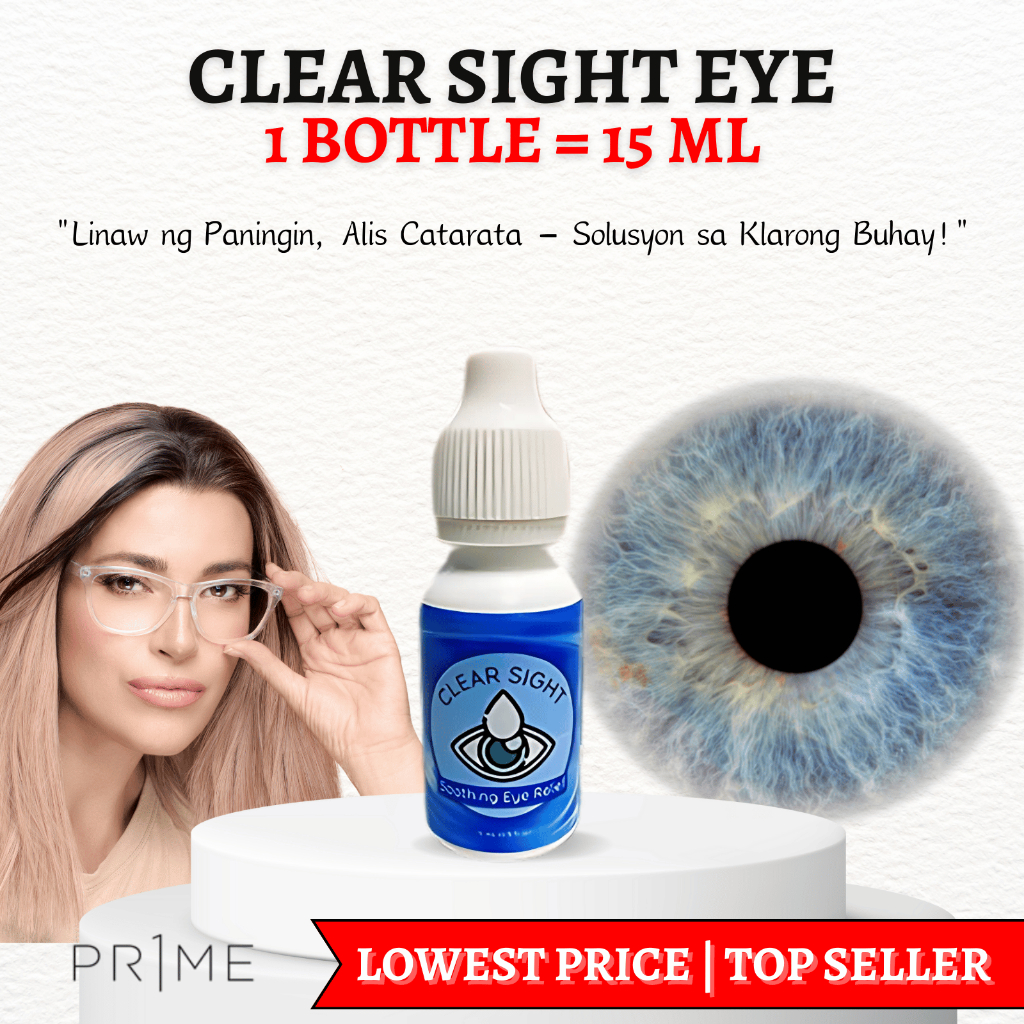 Clear Sight Eye l Eye Drop Solution l Reduce Eye Redness l Safe for ...