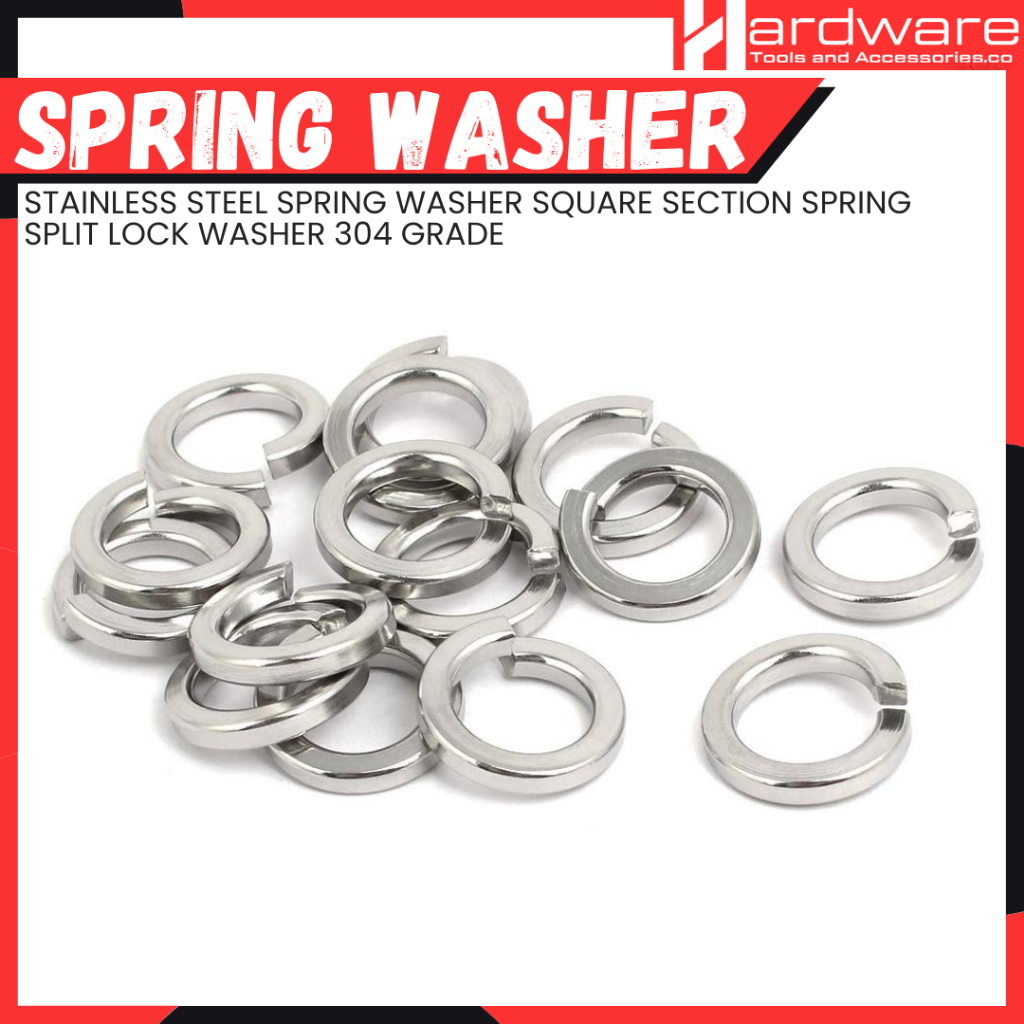 Spring Washer 304 Stainless Steel Spring Lock Washer Split Lock Washer ...