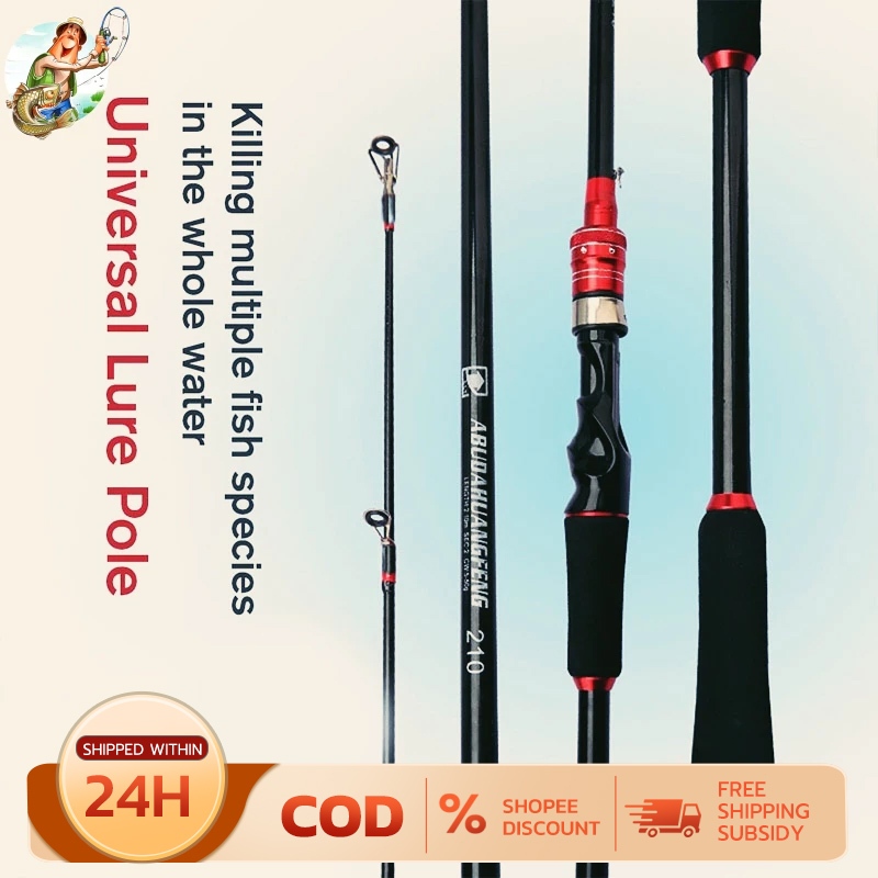 UL Fishing Rod Ultralight 1.65M-2.7M Carbon Fibre Spinning Rod Fishing ...