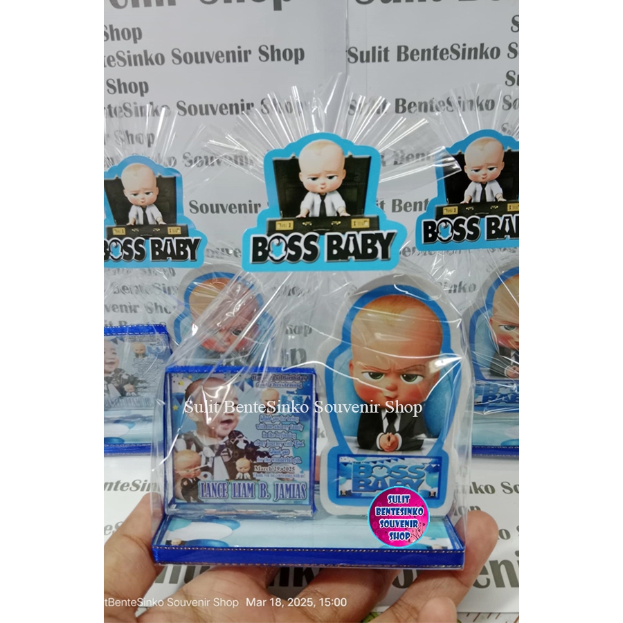 Boss Baby Souvenir Frame with Minimum Order ( Birthday and Christening ...