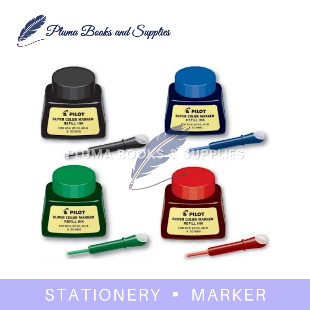 Pilot Pentel Pen Permanent Marker Refill - Fine & Broad Point | Shopee ...