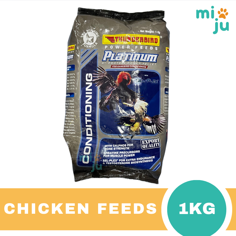 Thunderbird Platinum 1kg - For Gamefowl Conditioning | Shopee Philippines