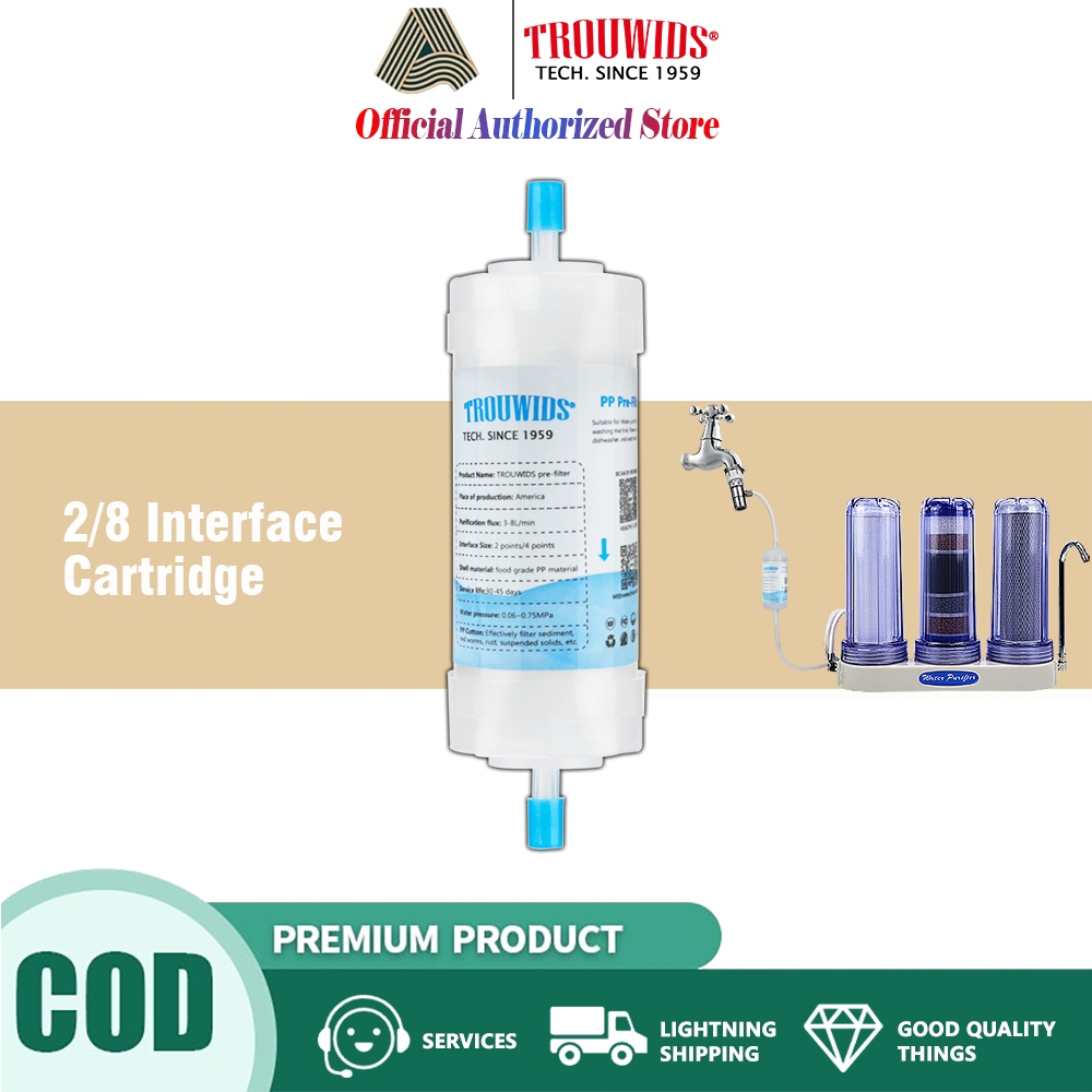 TROUWIDS Universal Water Filter Cartridge Premium Home Replacement ...