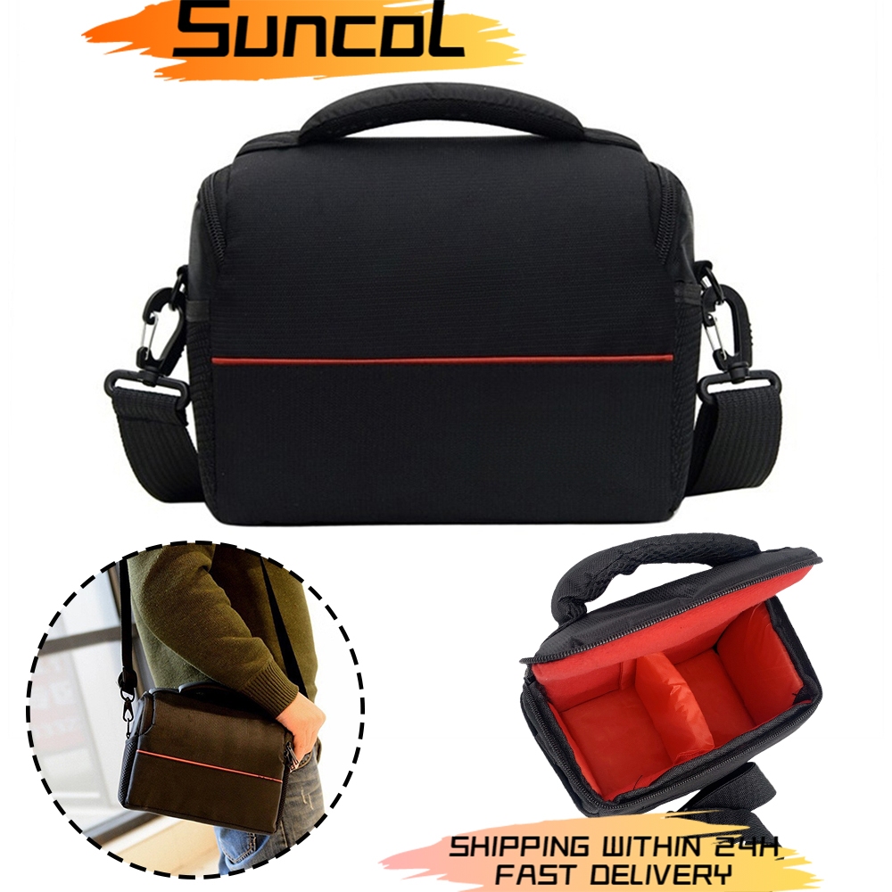 Waterproof Digital DSLR Camera Shoulder Bag Photography Bag For Most ...