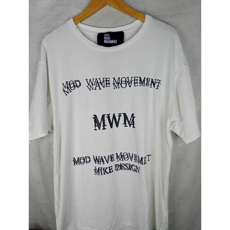 MWM MOD WAVE MOVEMENT Tee ( Thrifted ) | Shopee Philippines