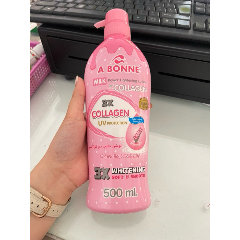 A Bonne Milk Power Lightening Lotion Plus Collagen 500ml | Shopee ...
