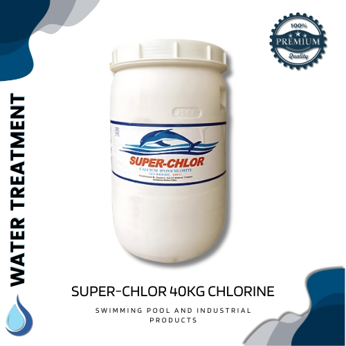 SUPER-CHLOR 65% Pool Chlorine 40KG 100% original | Shopee Philippines