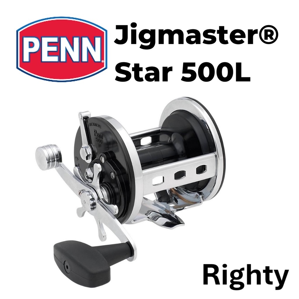 Penn Jigmaster Star 500L Righty Baitcast Fishing Reel | Shopee Philippines