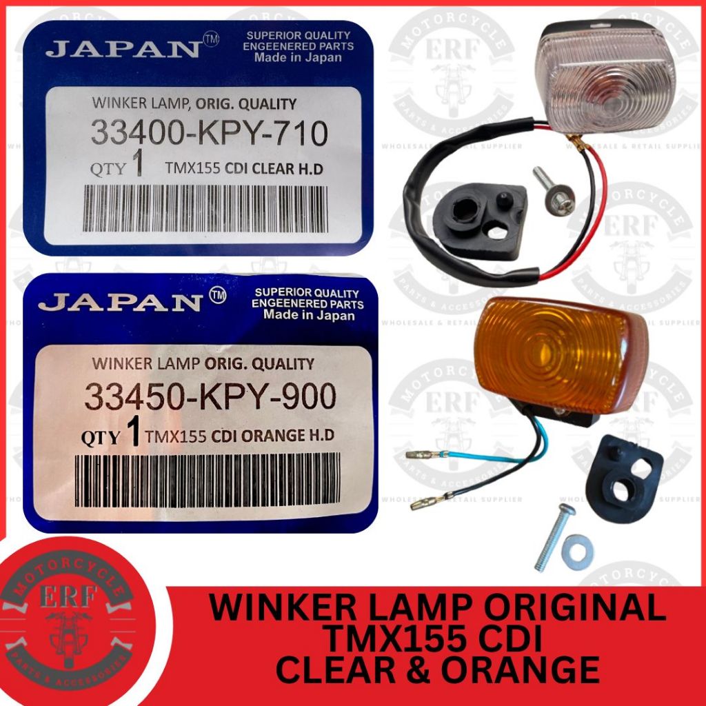 HONDA TMX155/ TMX125/XRM125/110 ALPHA WINKER LAMP FLASHER W/ RUBBER ...
