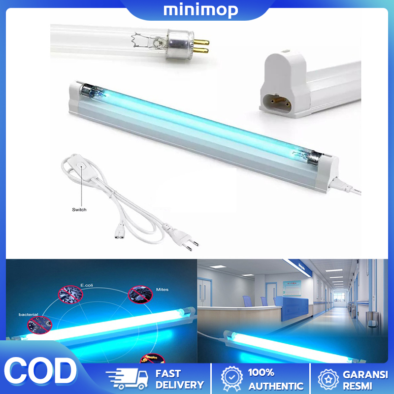 UV Sterilizer 8W220V UVC Ozone Germicidal Lampu Light Home Portable T5 ...