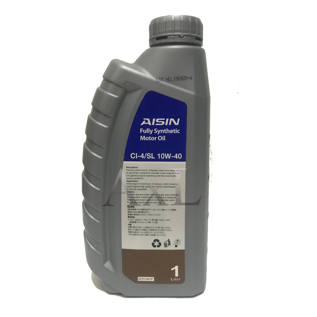 AISIN 10W40 Fully Synthetic Engine Motor, 1 Liter CI-4/SL 10W-40 | Shopee Philippines