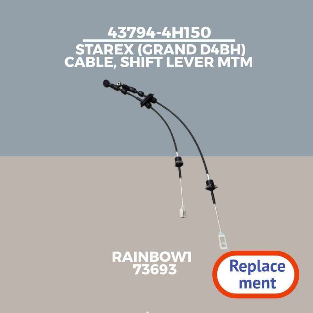 CABLE, SHIFT LEVER MTM (GRAND D4BH)REP FOR HYUNDAI STAREX (REPLACEMENT ...