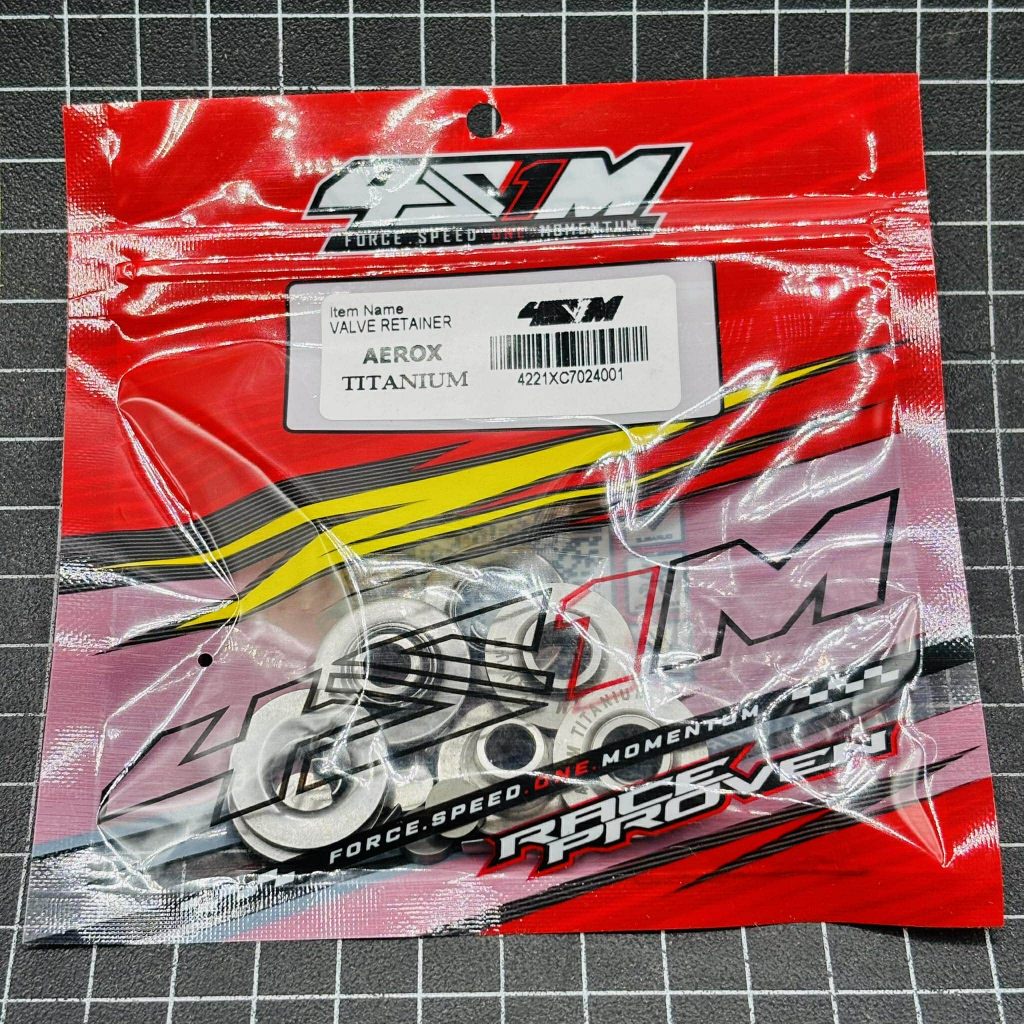 4S1M TITANIUM VALVE RETAINER AEROX155V1/V2/ NMAX155 V1/V2 1 SET ...