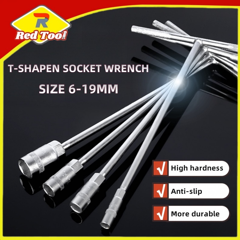 Redtool 1PCS T-Wrench 6mm-19mm Original Flyman Tools t wrench set t wrench tool set t range ...