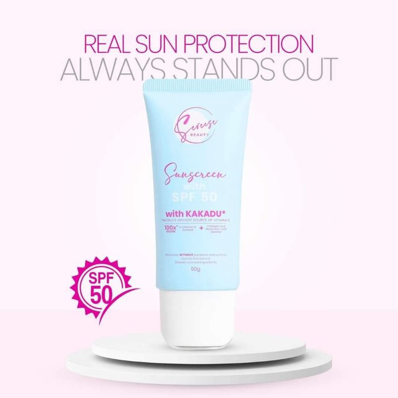 Sereese Beauty Kakadu Sunscreen | Sun Milk SPF 50+++PA Broad Spectrum 0 ...