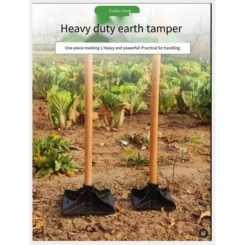 Earth Rammer Tamping Plate Tool Heavy-Duty Tamping Foundation ...