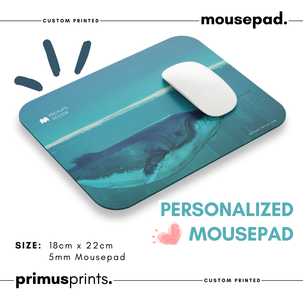 𝗣𝗘𝗥𝗦𝗢𝗡𝗔𝗟𝗜𝗭𝗘𝗗 𝗠𝗢𝗨𝗦𝗘 𝗣𝗔𝗗 | Custom Print | 18 cm x 22cm | 5mm Mouse pad ...