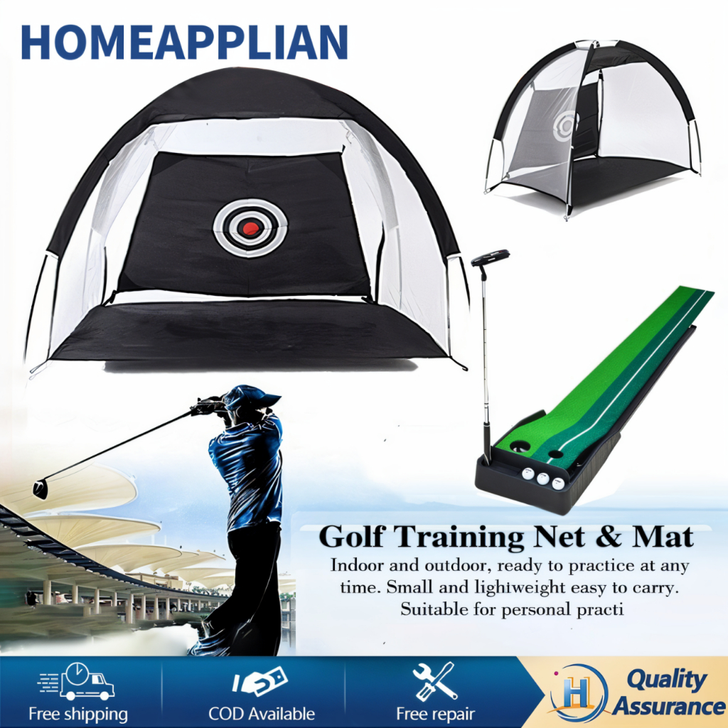 JF Indoor Golf Practice Net Swing Practice Equipment Chipping Cage with ...