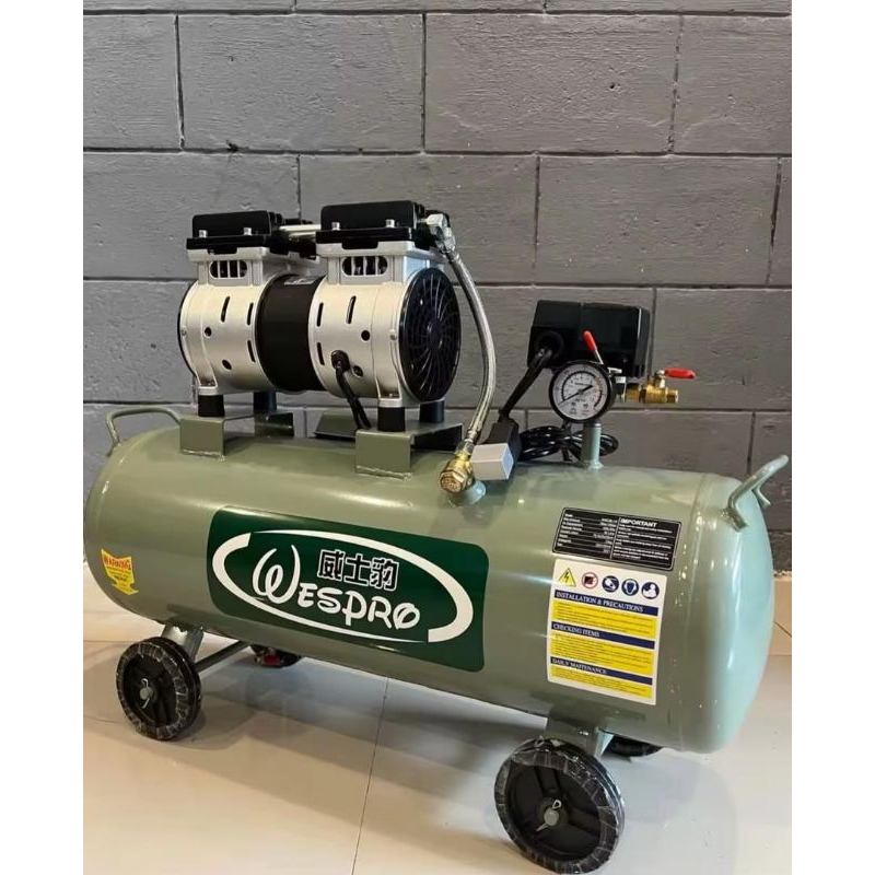 Brand New WESPRO Air Compressor 3/4HP Motor Capacity (Oil less, Silent ...