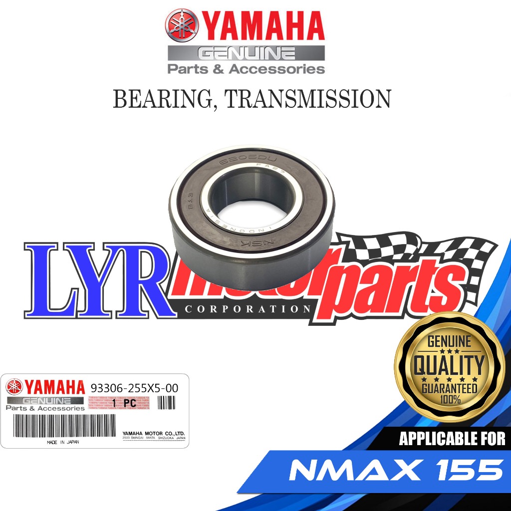 YAMAHA GENUINE BEARING 6205 REAR AXLE DRIVE BEARING FOR NMAX 155 ...