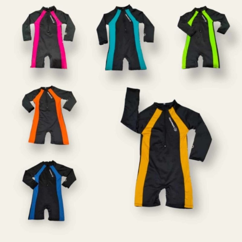 Rush guard Swimsuit Unisex | Shopee Philippines