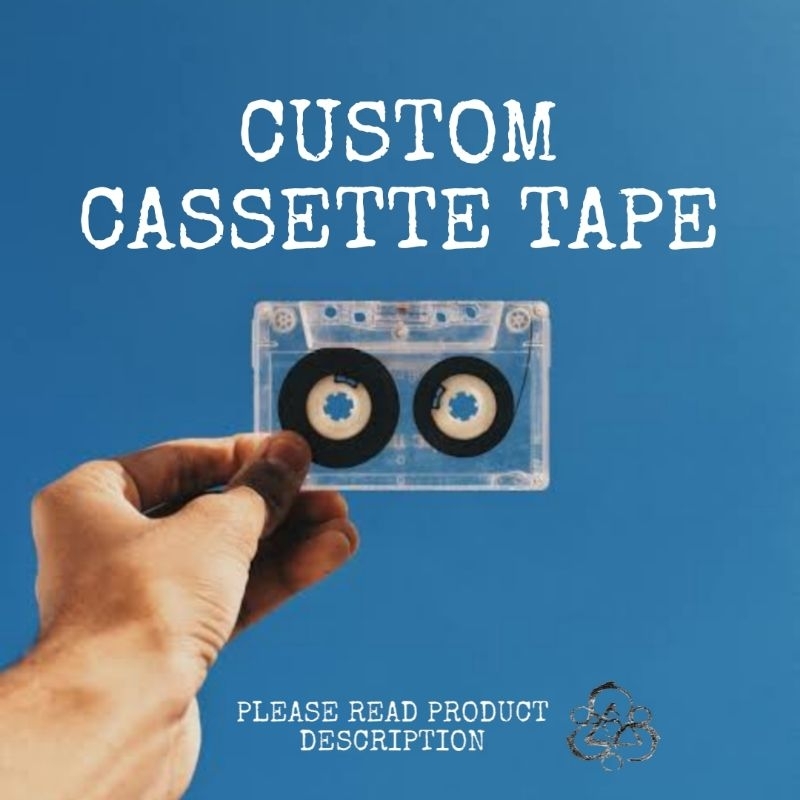 CUSTOM CASSETTE TAPE WITH INLAY AND SONG | Shopee Philippines