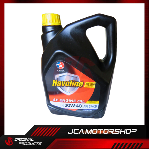 ORIGINAL HAVOLINE SF ENGINE OIL 20W-40 4LITERS | Shopee Philippines