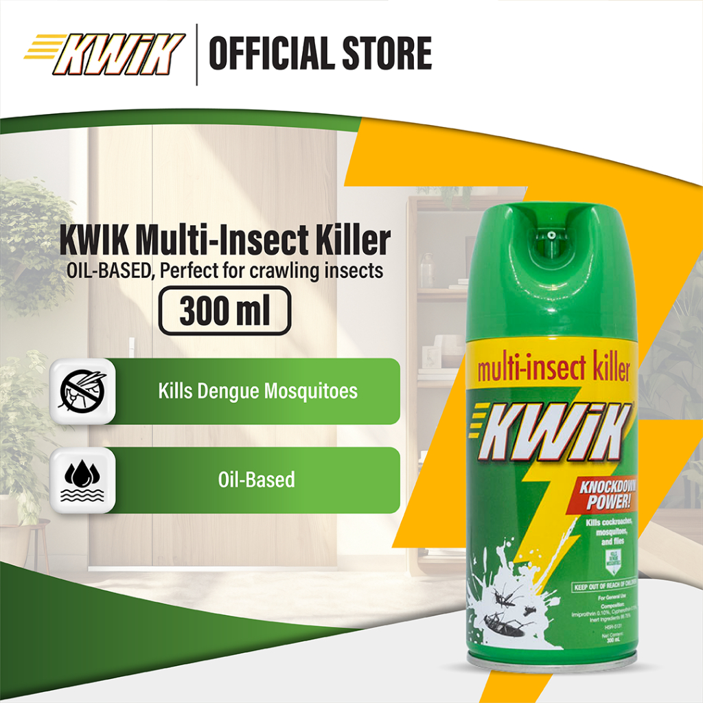 KWiK Multi-Insect Killer (Oil-Based) 300mL | Shopee Philippines