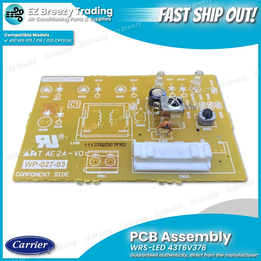 PCB Assembly (WRS-LED) 43T6V376 for Split Type Inverter Air ...