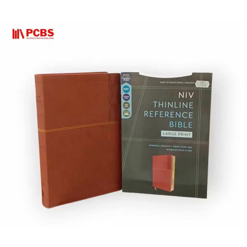 PCBS NIV Thinline Reference Bible (Large Print) | Shopee Philippines