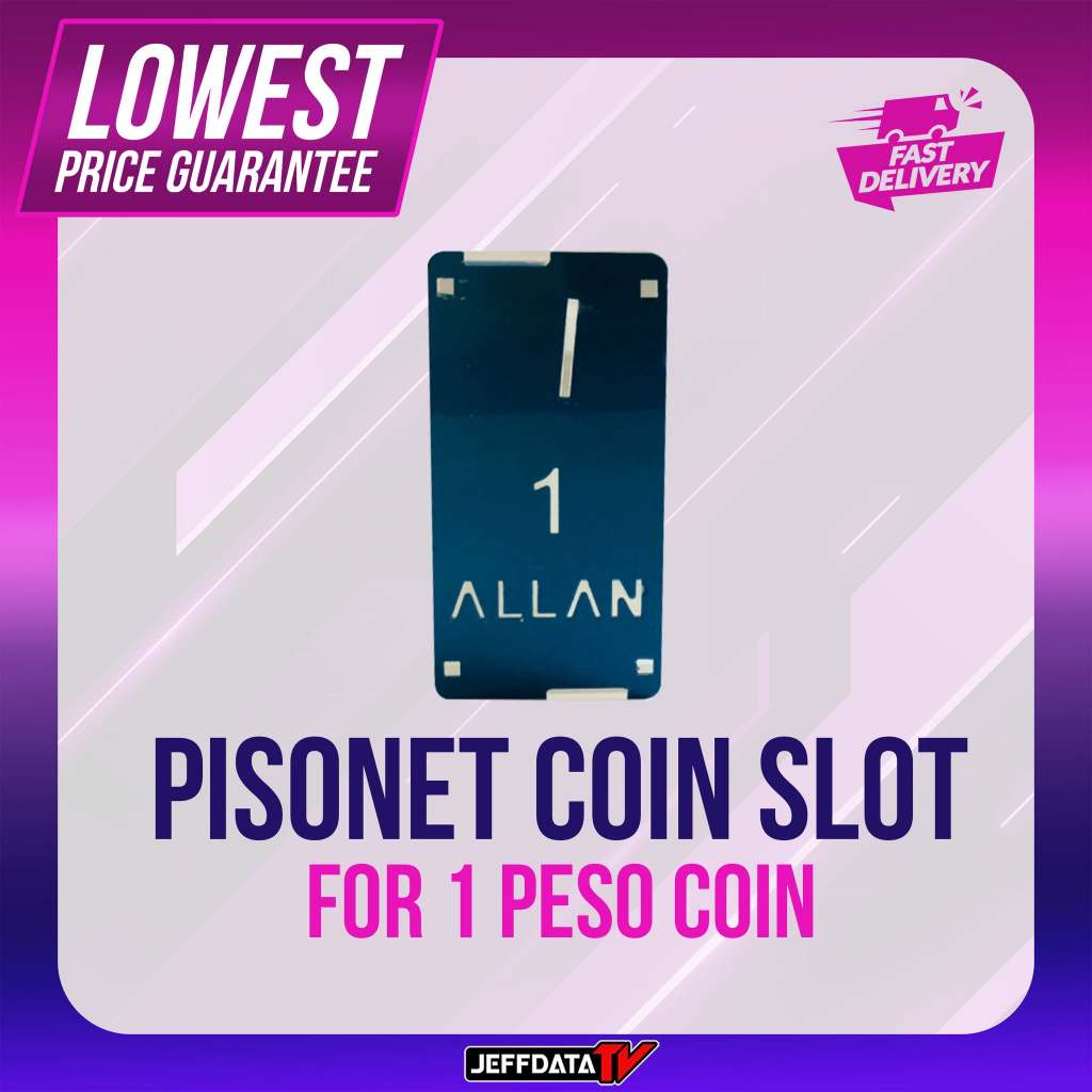 ACC COIN SLOT FOR 1 PESO PISONET ACCESORIES | Shopee Philippines