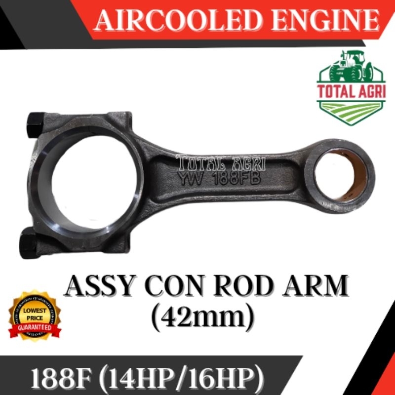 Assembly Assy Connecting Con Rod Arm 42mm 188F Aircooled Diesel Engine ...