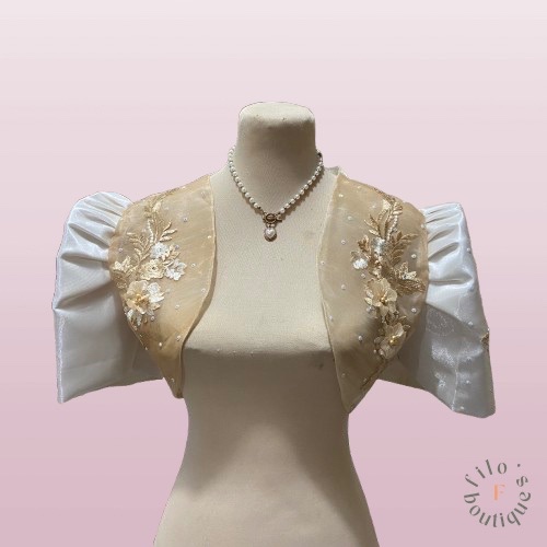 Modern Filipiñana Filipiniana Bolero with Embroidery | Formal Wear ...