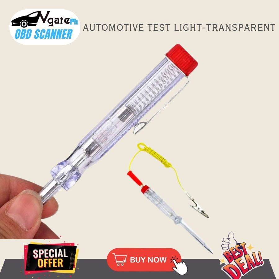 ANTON AUTOMOTIVE BATTERY TEST LIGHT TRANSPARENT 6v-24v | Shopee Philippines