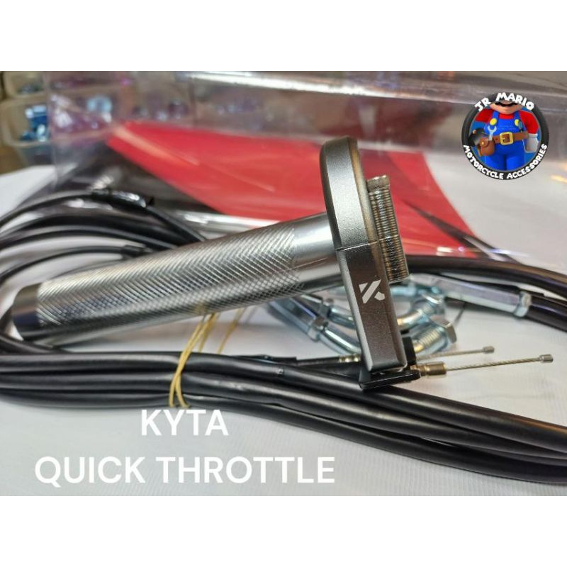 KYTA QUICK THROTTLE WITH FREE HAND GRIP | Shopee Philippines