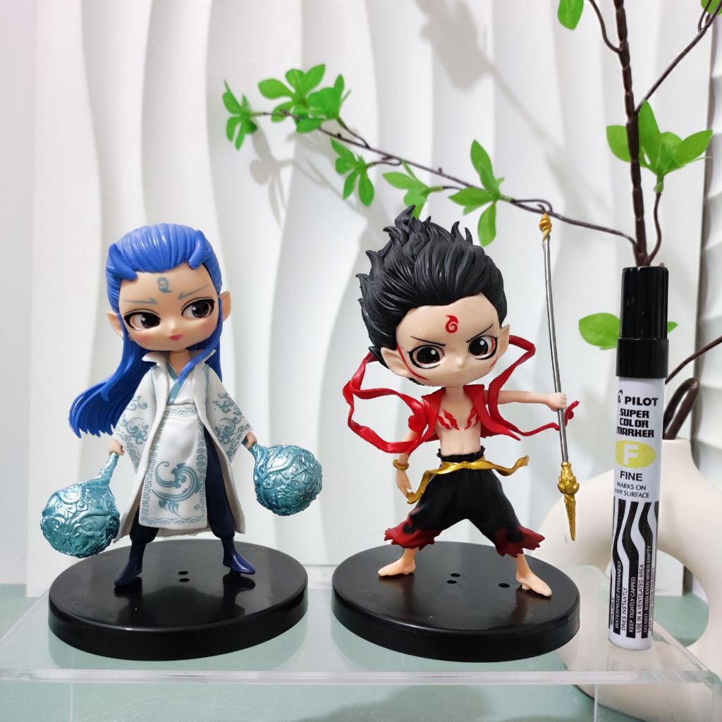 Ne Zha 2 Nezha 2 Ao Bing Set of 2 Qposket Version Collectible Figure ...