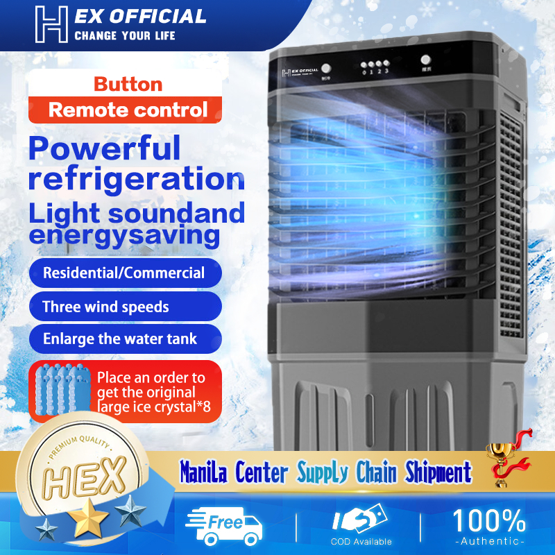 Air Cooler Fan 50L/60L With Wheels HEPA Filter 99% Air Filter Aircon ...