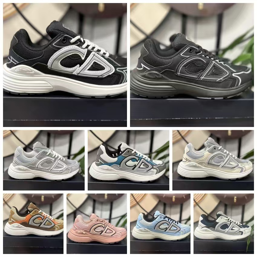 CD logo B30 new low cut sports casual letter height increasing thick ...